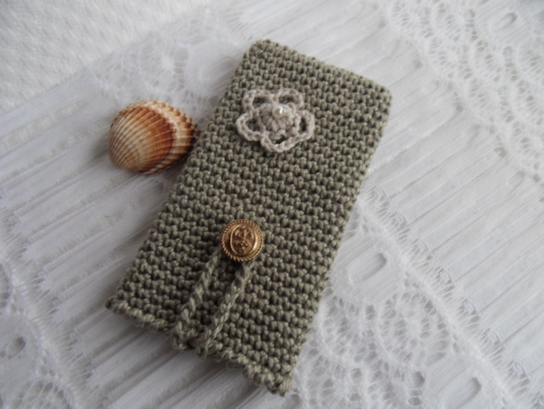Cellphone Sleeve. Handmade Phone Case. iPhone 6, iPhone 5,LG G3 ...