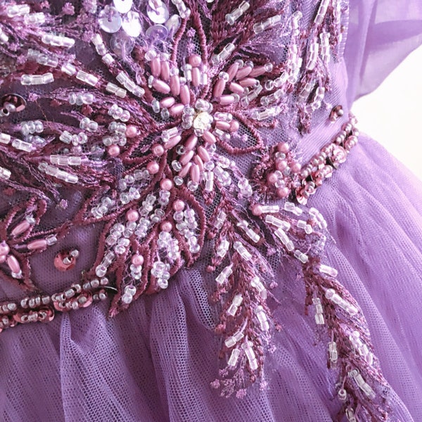 Purple Tulle Dress - Etsy