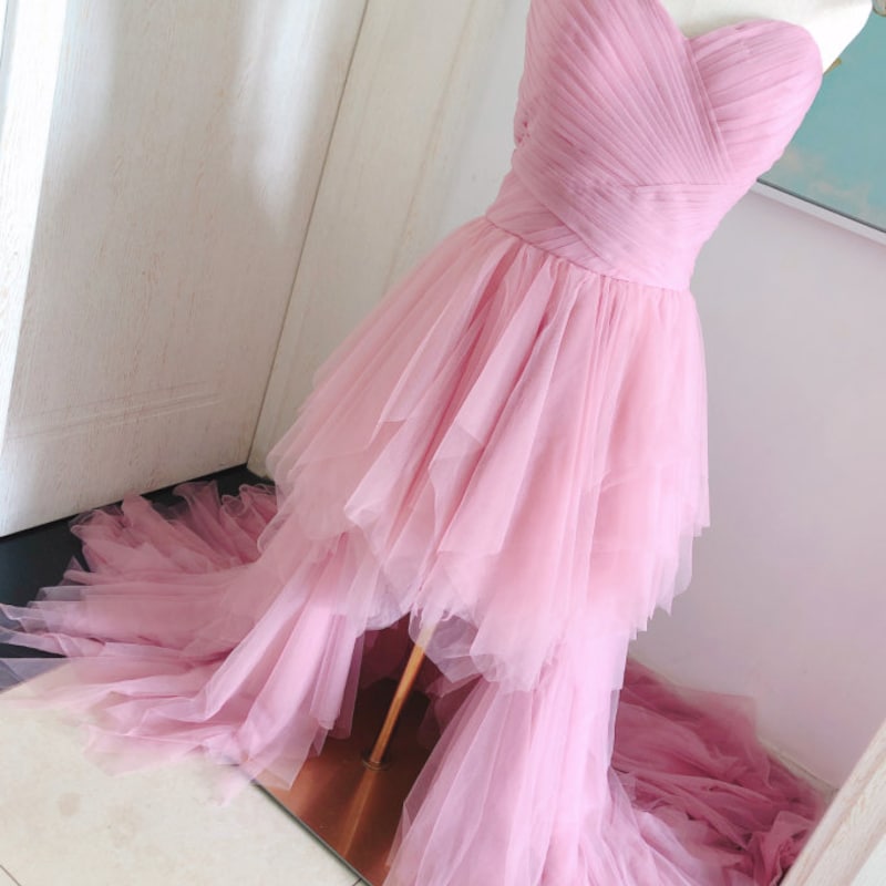 Short Front Long Back Prom Dress - Etsy