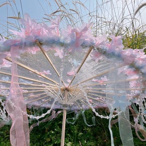 Fairy Flower Umbrella: Hanfu Photography Prop, Wedding Decor - Etsy