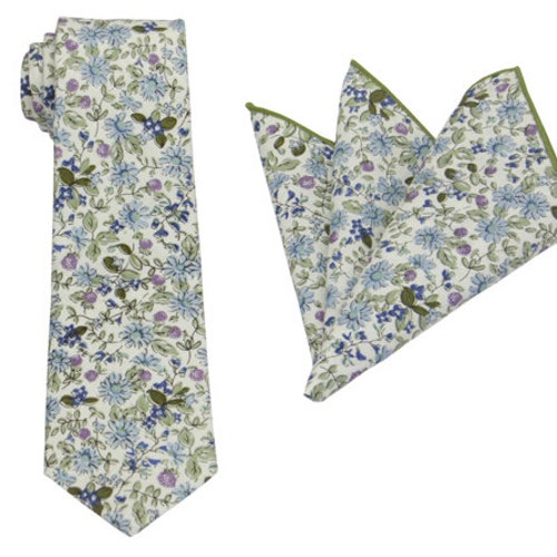 Sage Green Tie. Sage Floral Tie. Dusty Sage Ties for Men. Tie - Etsy