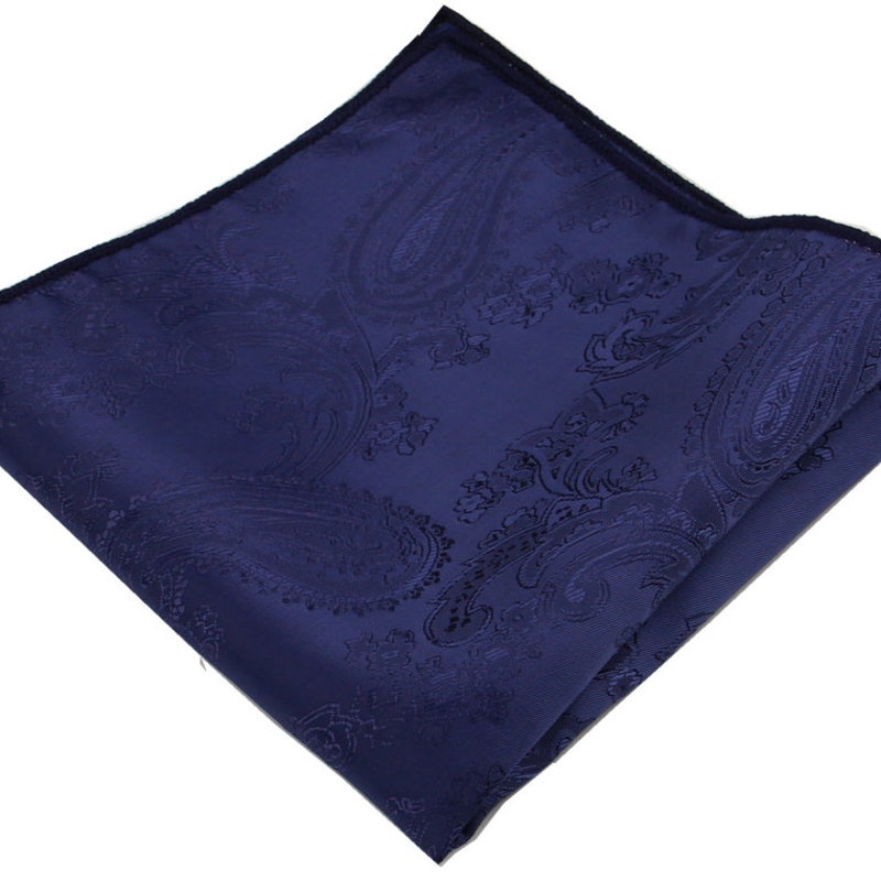 Blue Suit Pocket Scarf - Etsy UK