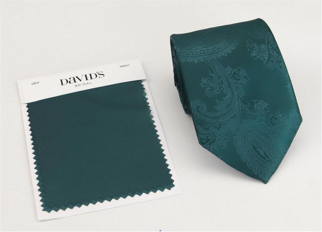 Gem Ties. Mens Tie Dark Emerald Green. Gem Neckties for Men. Gem ...
