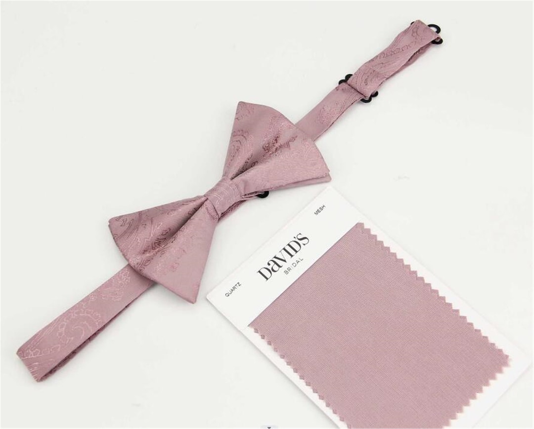 Quartz Bowties. Mens Bow Ties Dusty Mauve. Quartz Mauve Bow Tie for Men ...