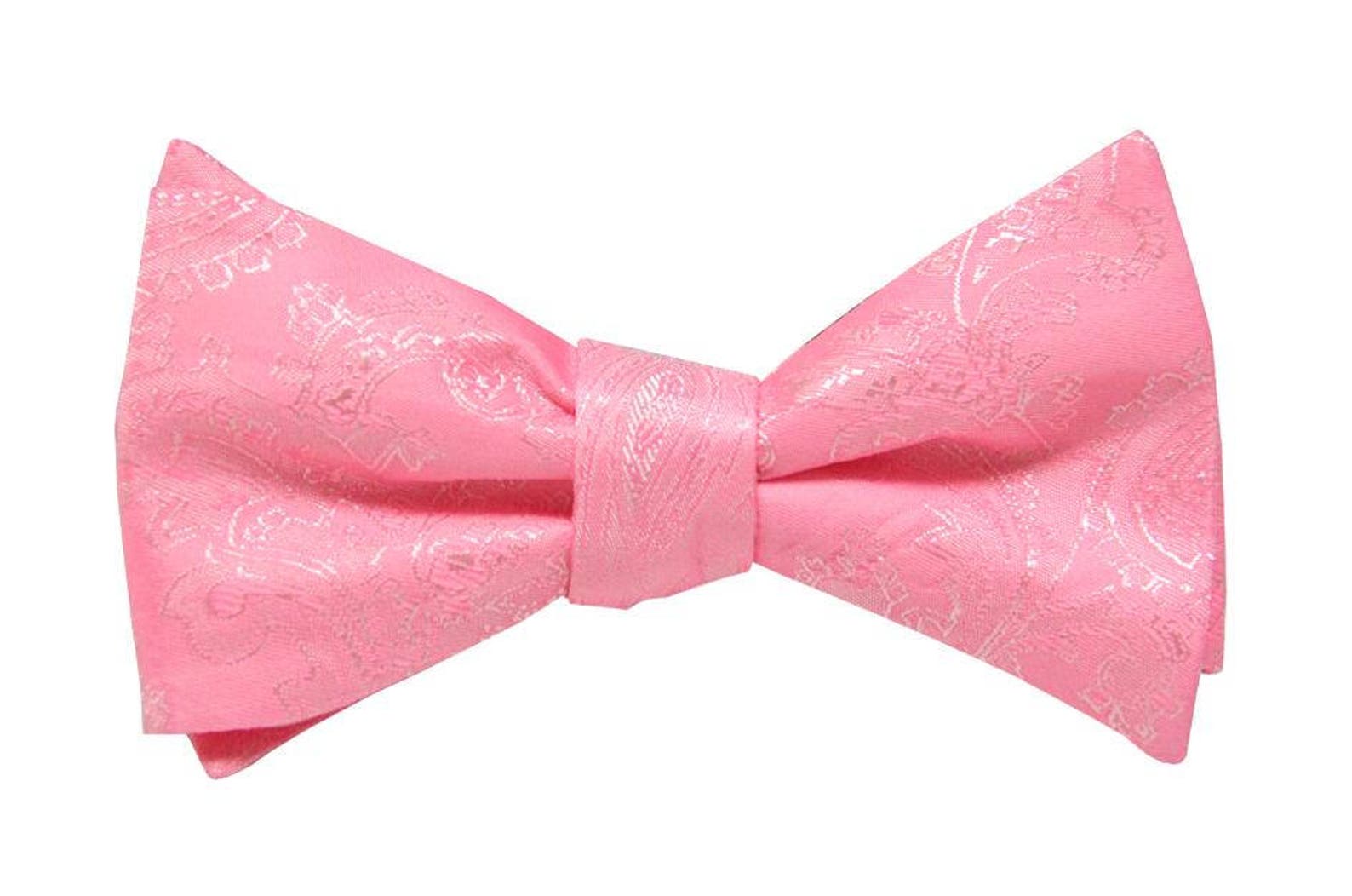 Hot Pink Paisley Ties. Mens Pink Silk Ties.standard Width.pink - Etsy