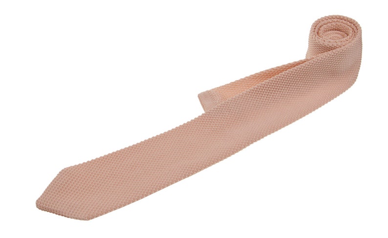 Blush Pink Ties. Blush Pink Knitted Ties. Blush Wedding Ties. - Etsy