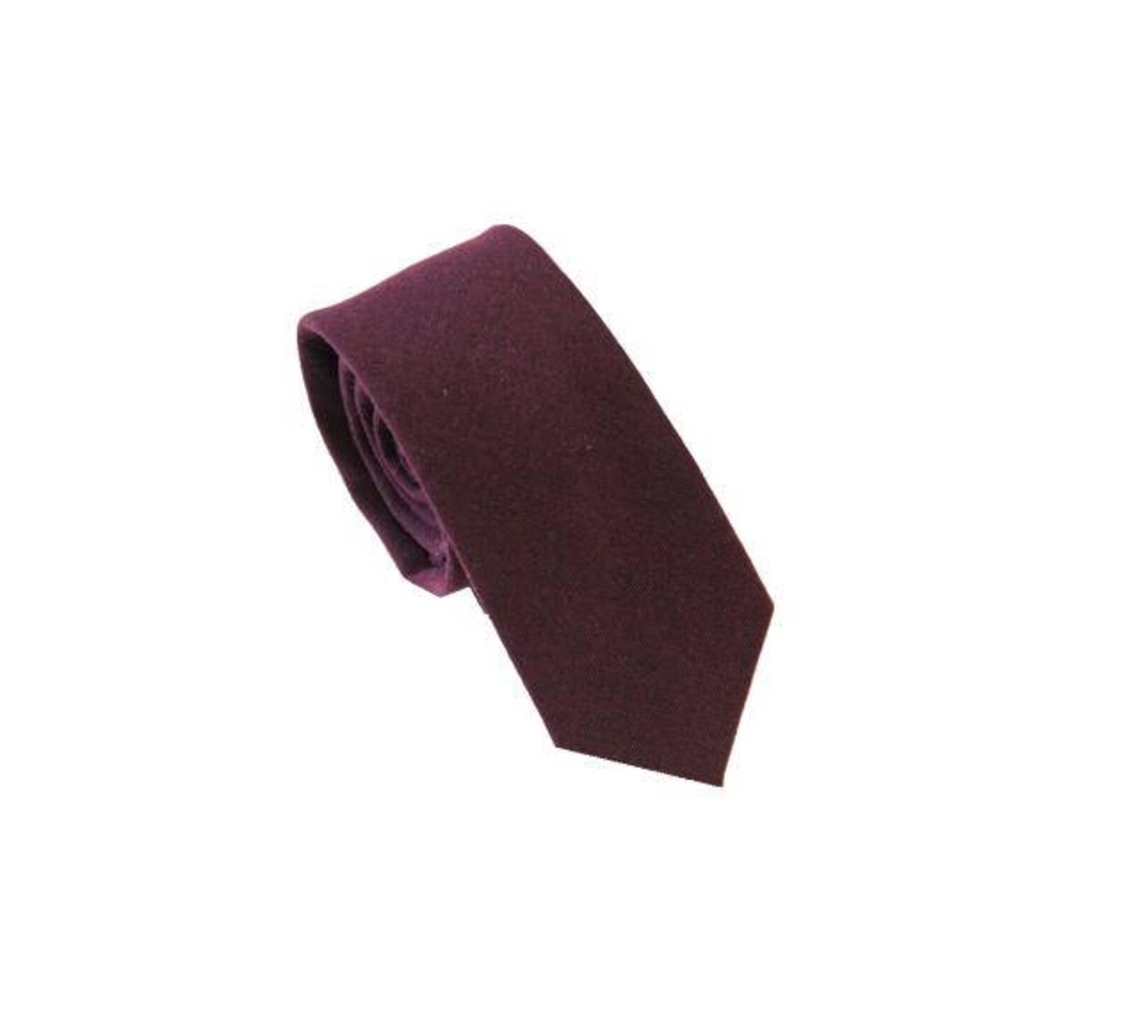 Maroon Wool Tie. Maroon Skinny Tie.marsala Ties.marsala - Etsy