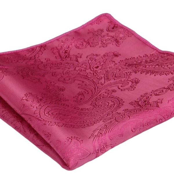 Pink Pocket Square - Etsy