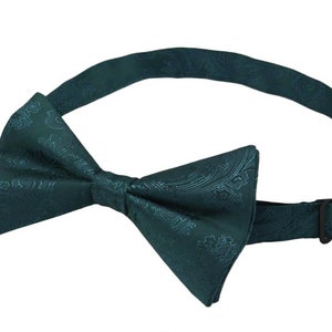 Gem Bow Ties. Mens Bowtie Gem Green. Emerald Paisley Bowtie. Wedding ...