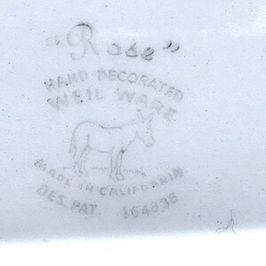 Weil Ware Rose Yellow 18" Tray Platter California - Etsy