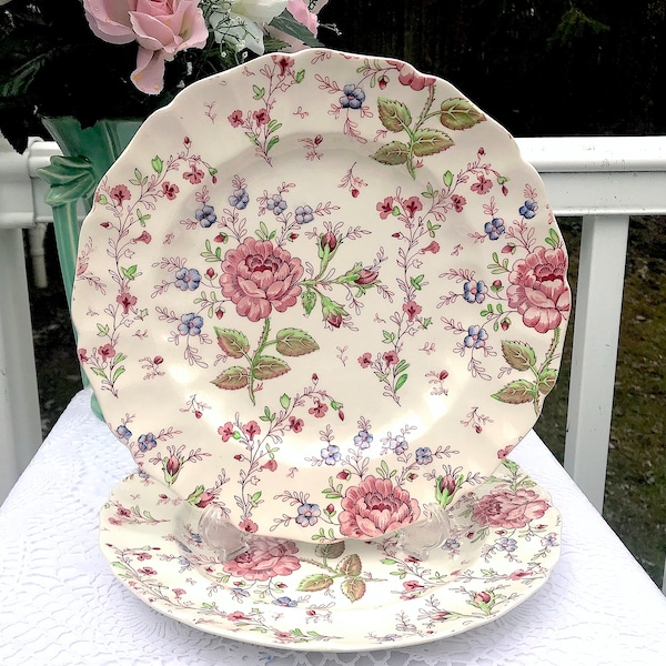 Johnson Brothers China Rose Chintz - Etsy