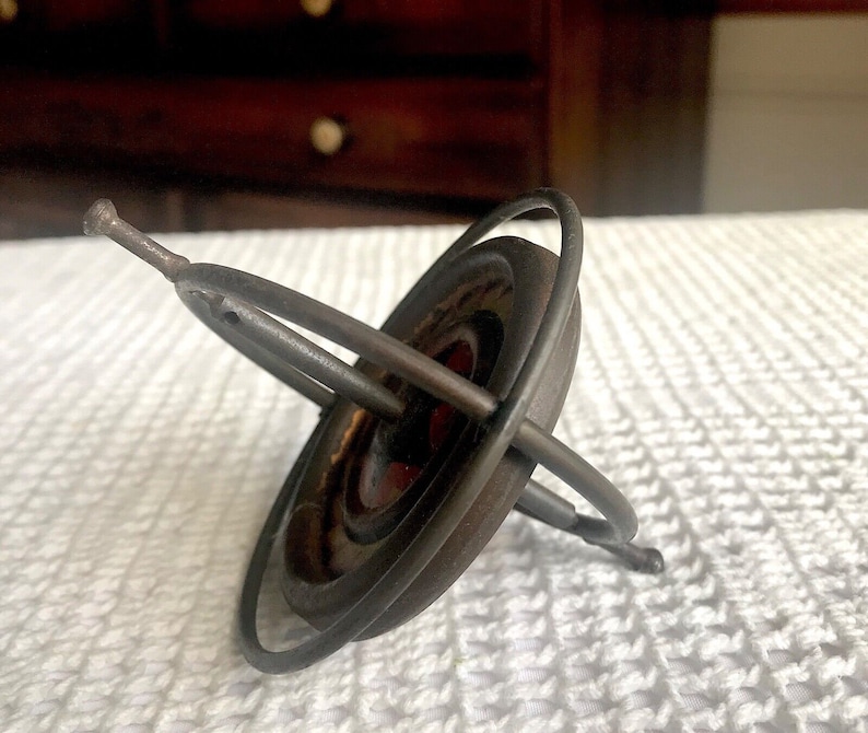 Vintage Antique Dandy Gyroscope Top Steel Toy Patented 1918 - Etsy