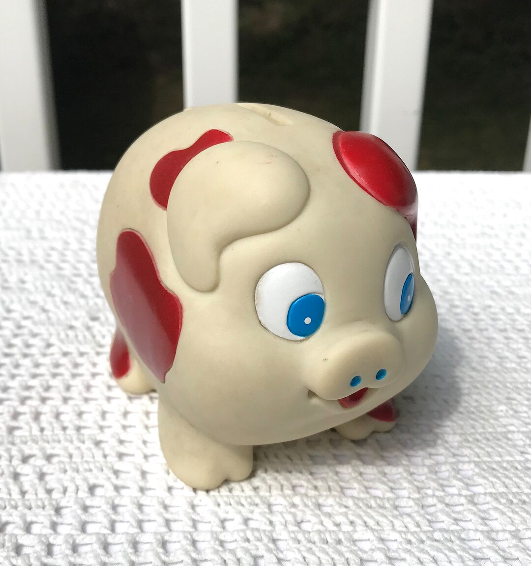 Vintage Gerber Hard Rubber Piggy Bank 1987 - Etsy
