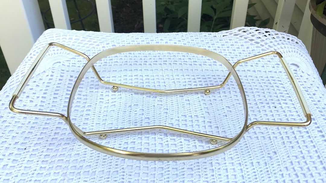 Pyrex Casserole Serving Trivet Rack Gold Tone - Etsy