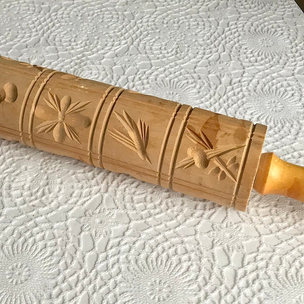 Embossed Rolling Pin - Etsy Australia