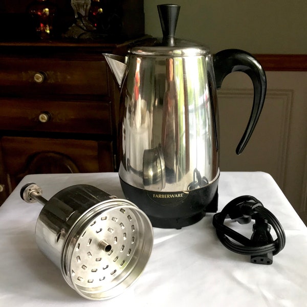 Electric Vintage Coffee Percolator - Etsy