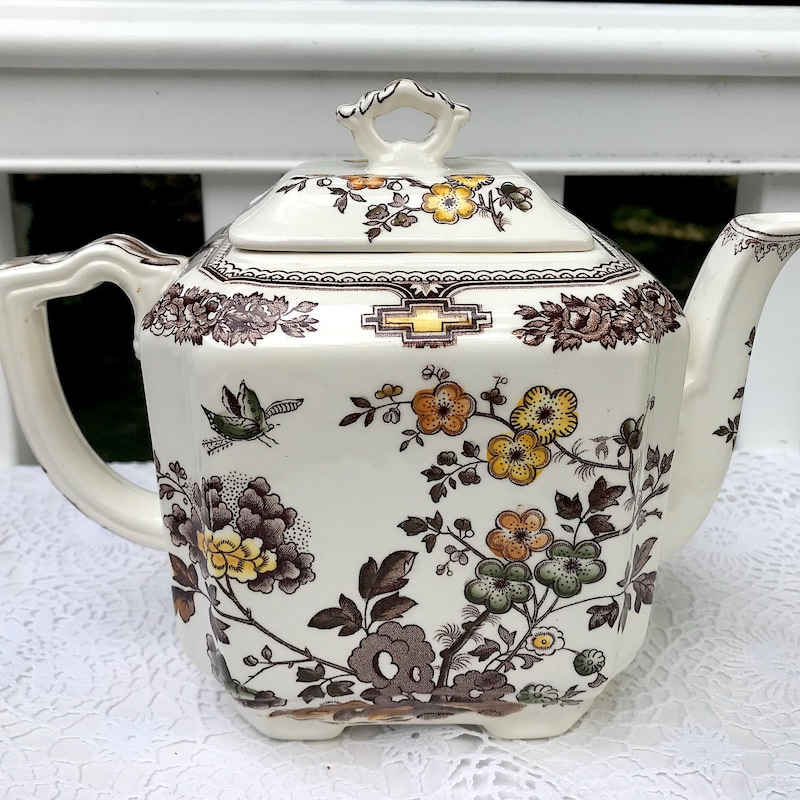 Masons Teapot - Etsy