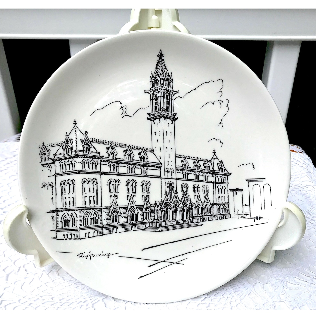 The Old Buffalo Post Office New York Plate Design by Rix Jennings ...