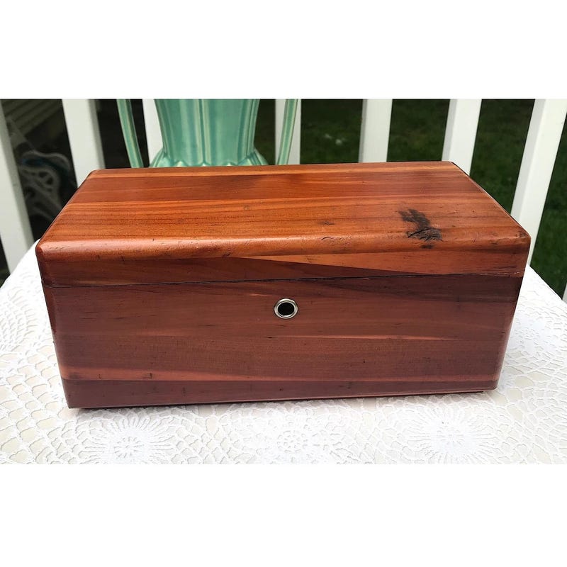 Lane Cedar Chest Jewelry Box - Etsy