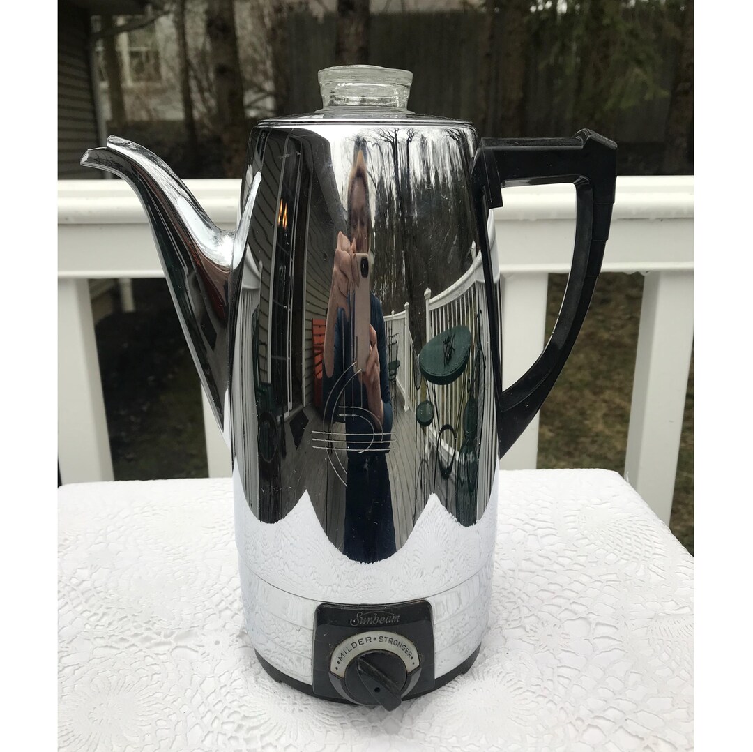 Sunbeam Electric Coffee Automatic 8 Cup Percolator AP 16 Pot TESTED ...