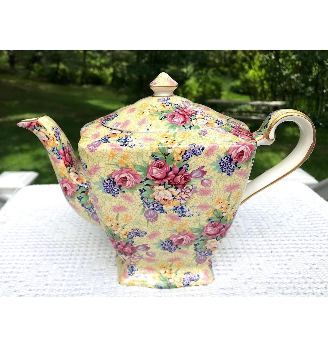 Royal Winton Grimwades Limited Welbeck Chintz Teapot England ...