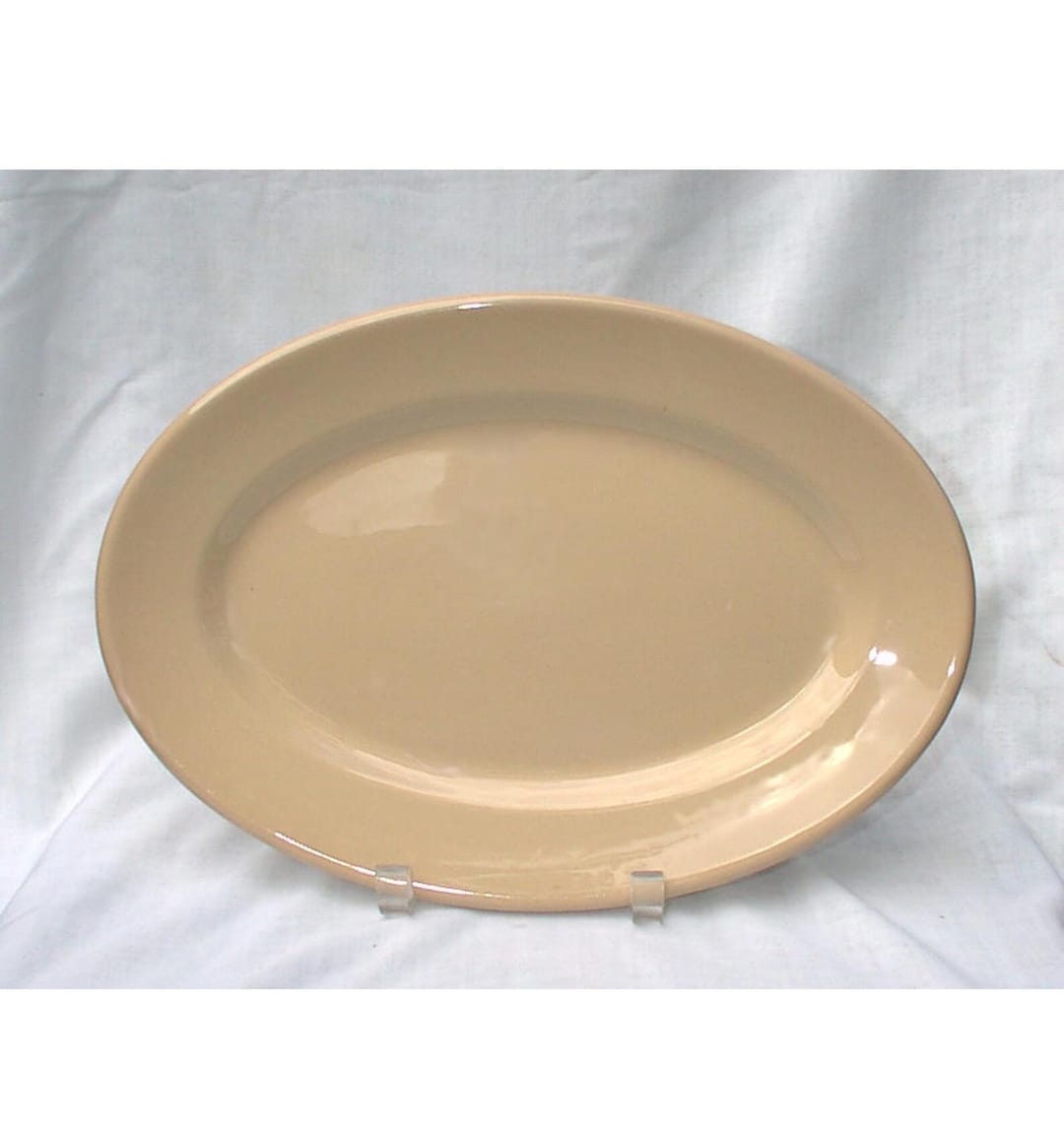 Mayer China Tan Brown Beige Restaurant Oval Platter Restaurant Diner ...