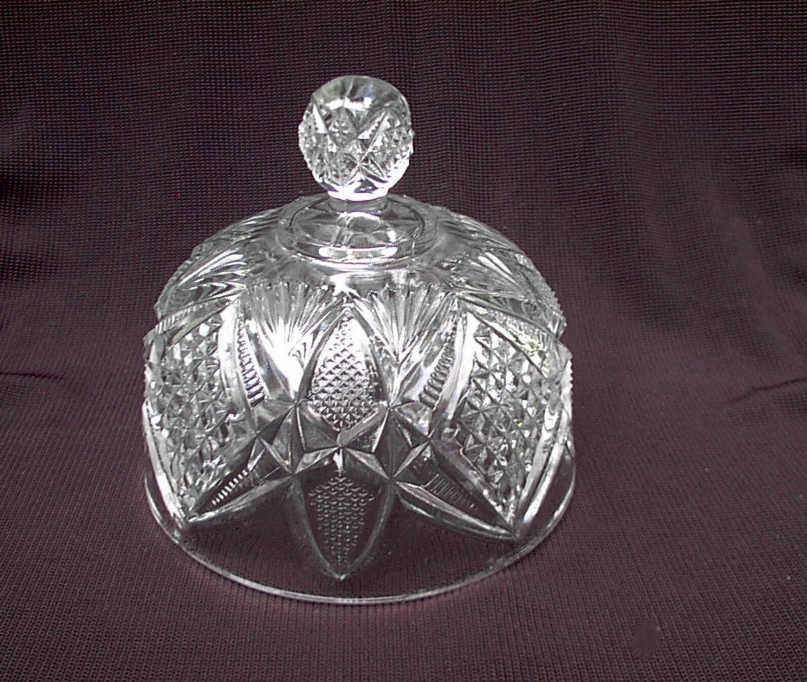 Pennsylvania Butter Dish and Cover Early American Pattern Glass US ...