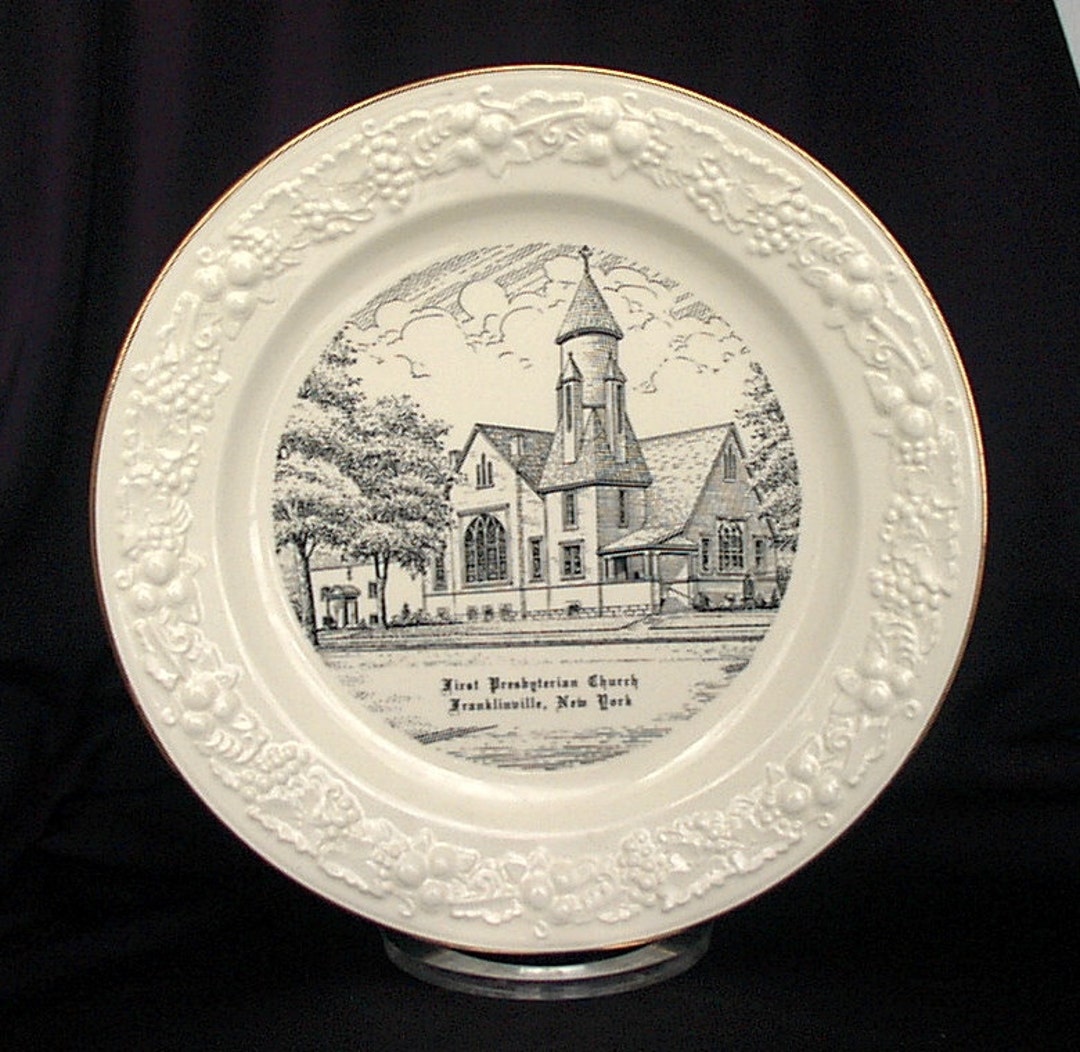 Church Plate First Presbyterian Church Franklinville New York Wall ...