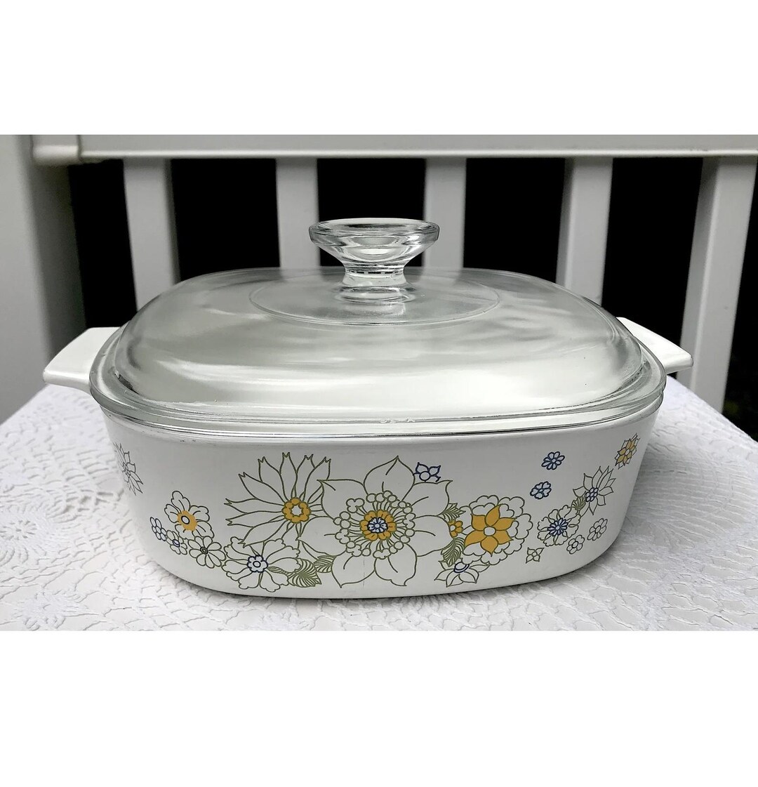 Corning Ware Floral Bouquet A 2 B Casserole and Lid - Etsy