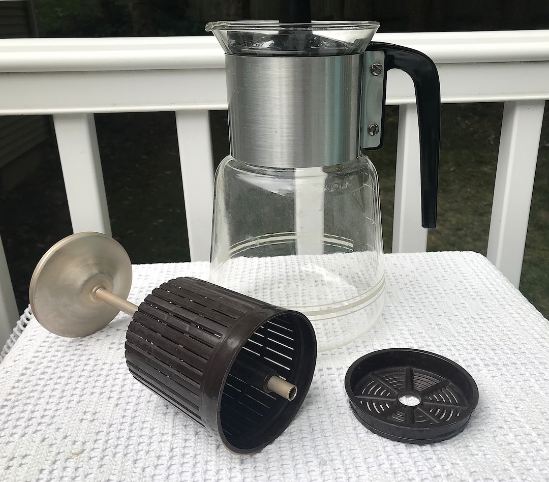 Vintage Cory 8 Cup Glass Coffee Percolator Pot Stove Top - Etsy