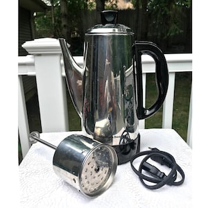 Hamilton Beach Electric Coffee Percolator 12 Cup Model 40616 - Etsy ...