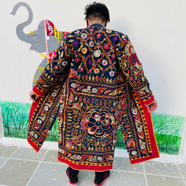 Embroidered Coat - Etsy