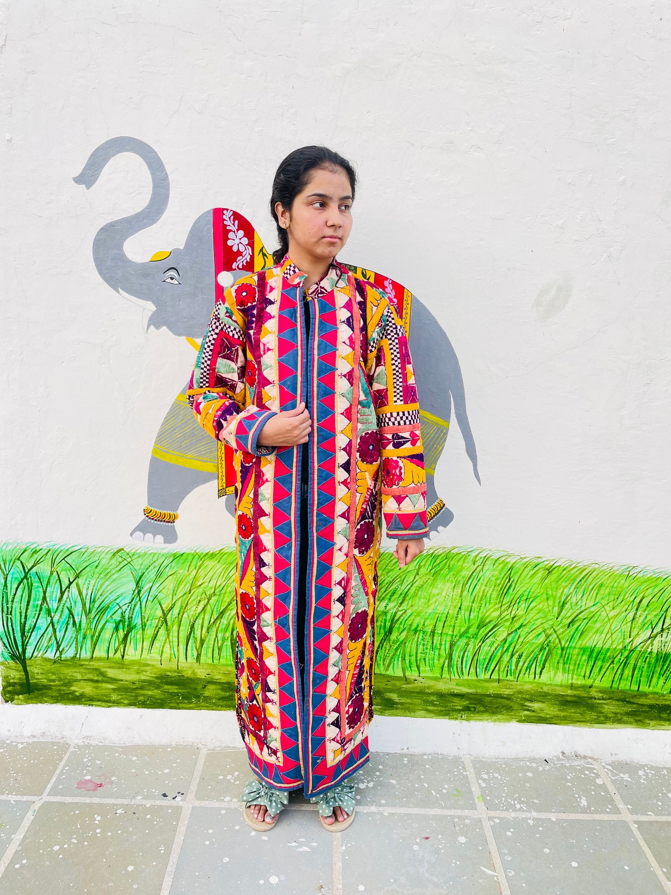 Banjara Jacket / Embroidered Coat/ Rainbow Color Coat / Embellished ...