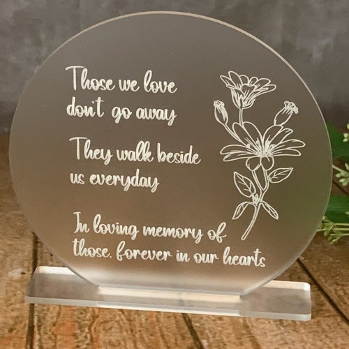 Memorial Sign Loved Ones Sign in Loving Memory Deceased - Etsy