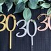 30 Cake Topper, 30th, Thirty, Happy 30th, 30 Birthday Cake Topper ...