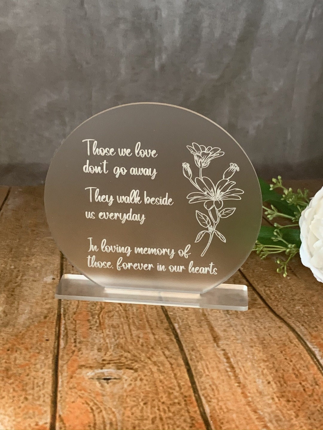 Memorial Sign, Loved Ones Sign, in Loving Memory, Deceased Memory ...