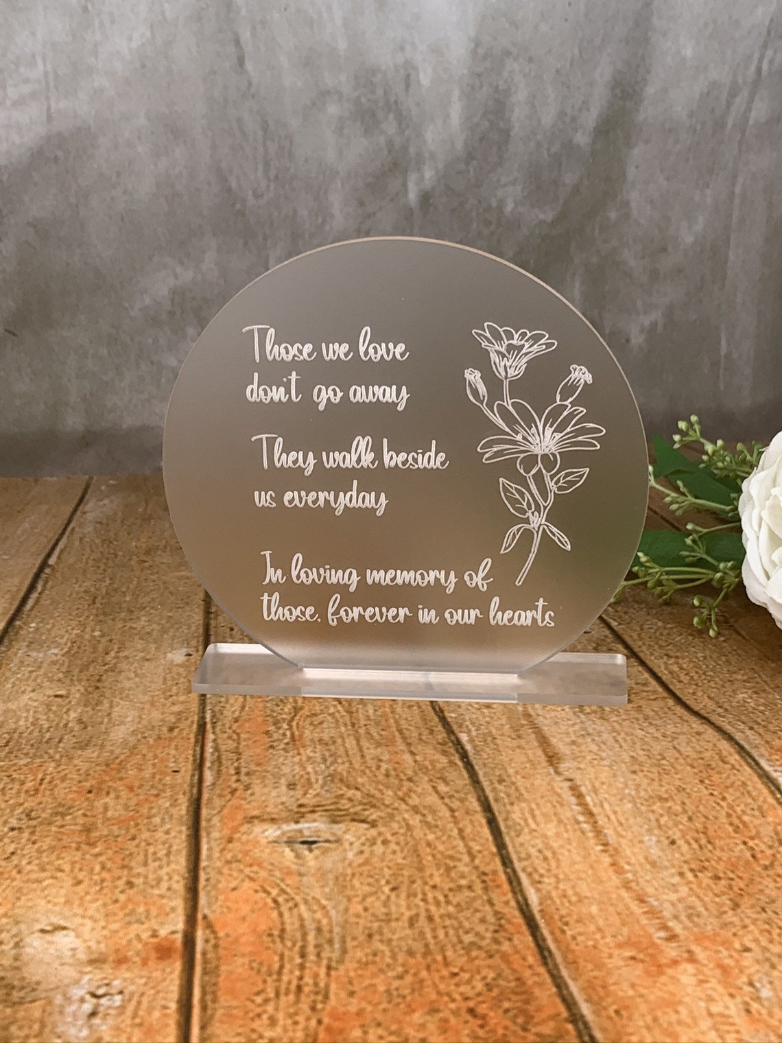 Memorial Sign Loved Ones Sign in Loving Memory Deceased - Etsy