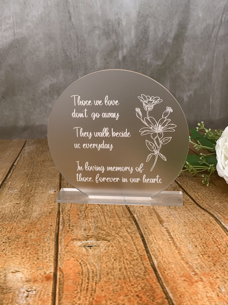 Memorial Sign Loved Ones Sign in Loving Memory Deceased - Etsy