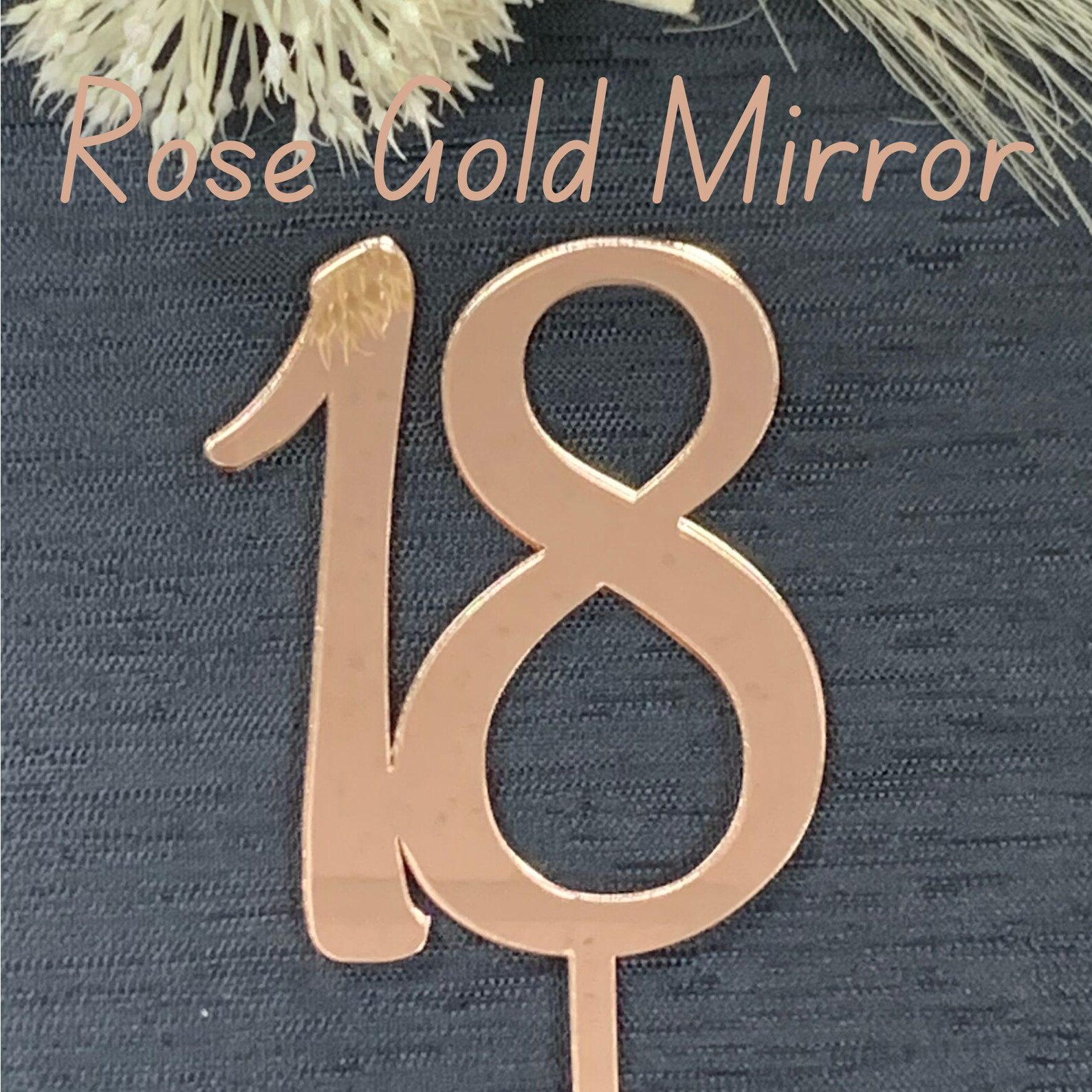 18 Cake Topper, Eighteen, 18th, 18th Birthday Cake Topper, Number 18 ...