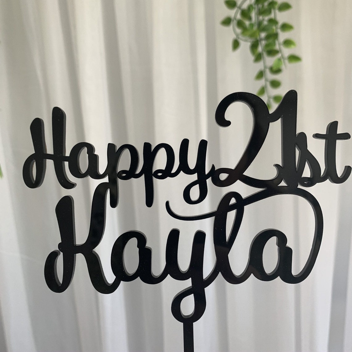 Personalised Name Cake Topper / Custom Cake Topper Birthday/ - Etsy