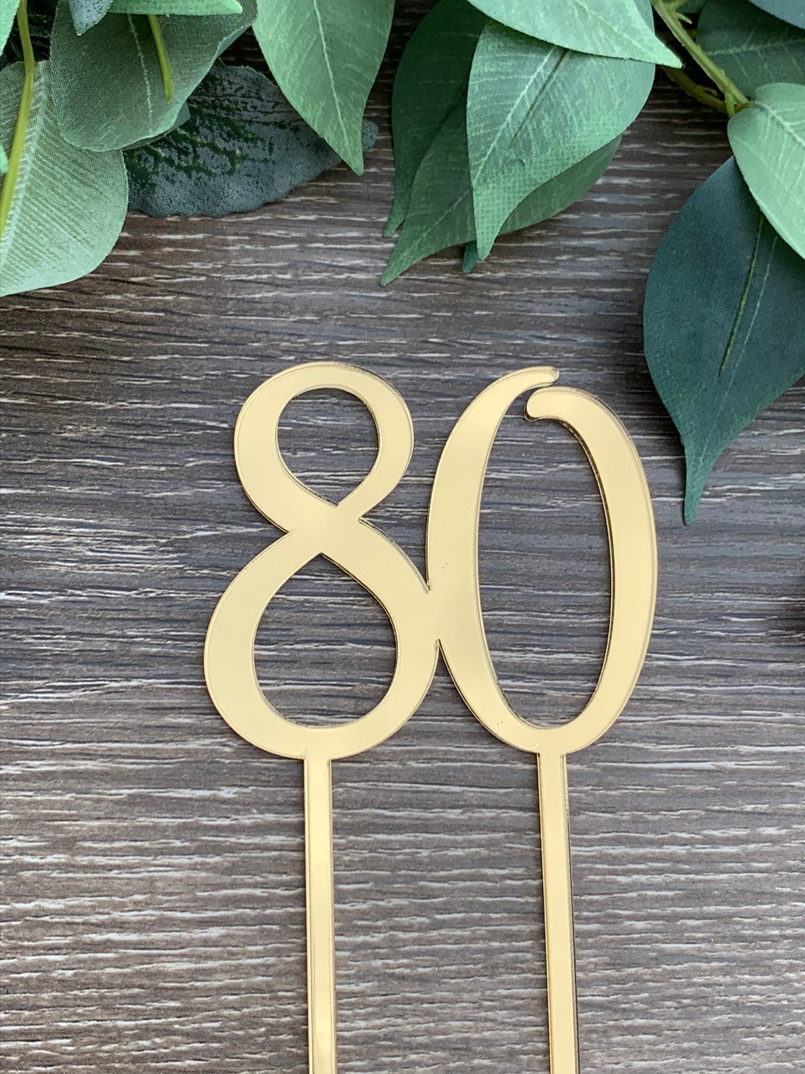 80 Cake Topper Eighty 80th Happy 80th Birthday Cake - Etsy