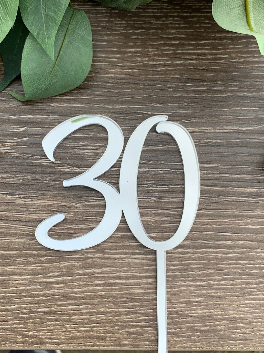 30 Cake Topper 30th Thirty Happy 30th 30 Birthday Cake - Etsy