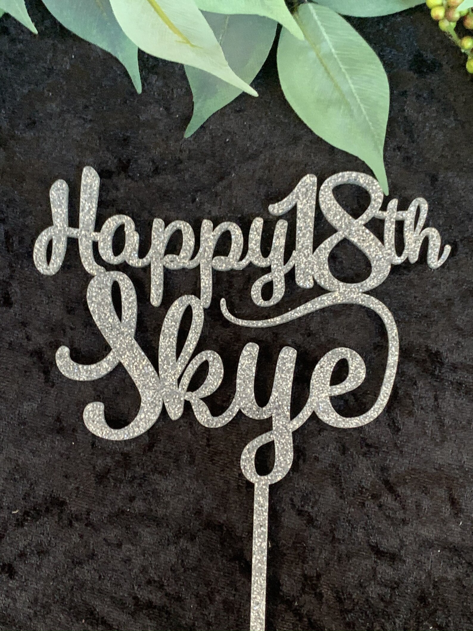 Personalised Name Cake Topper / Custom Cake Topper Birthday/ | Etsy