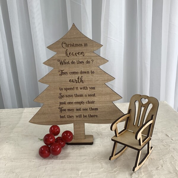Christmas Chair Poem - Etsy
