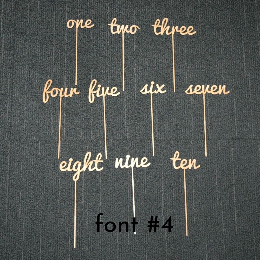 Timber Table Numbers Wooden Table Numbers Wedding Table - Etsy Australia