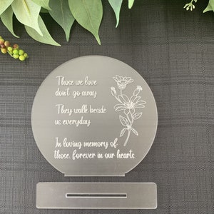 Memorial Sign, Loved Ones Sign, in Loving Memory, Deceased Memory ...