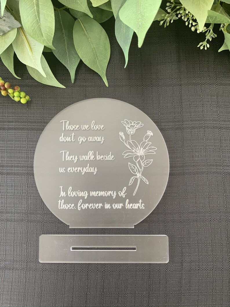 Memorial Sign Loved Ones Sign in Loving Memory Deceased - Etsy