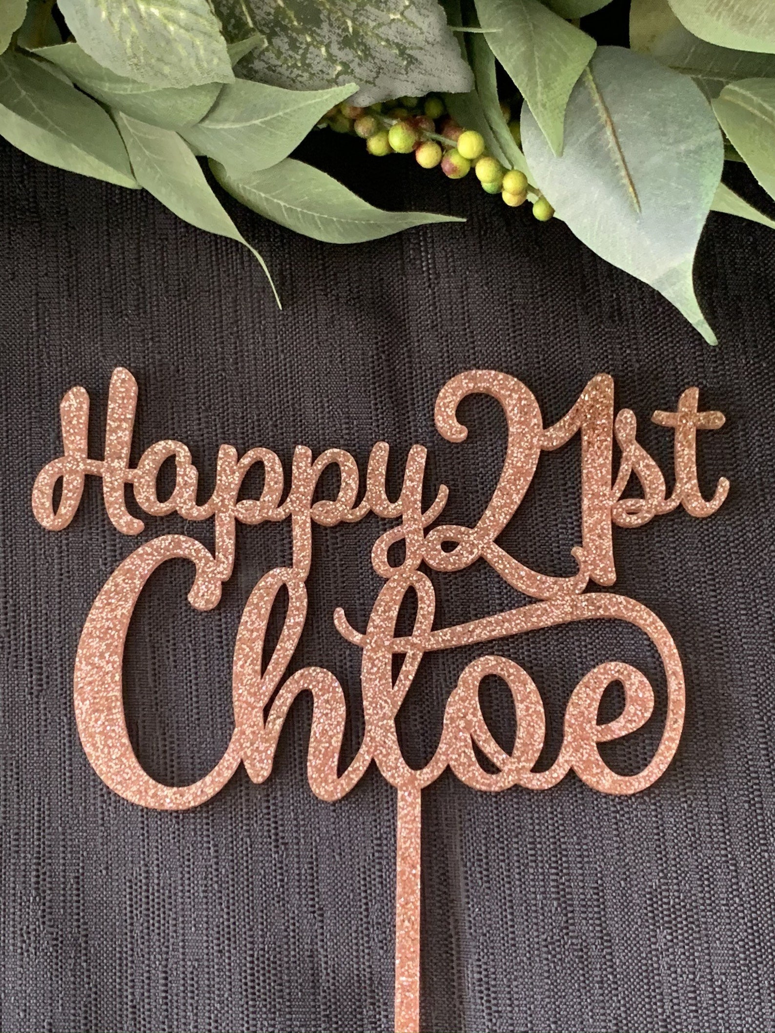 Personalised Name Cake Topper / Custom Cake Topper Birthday/ | Etsy