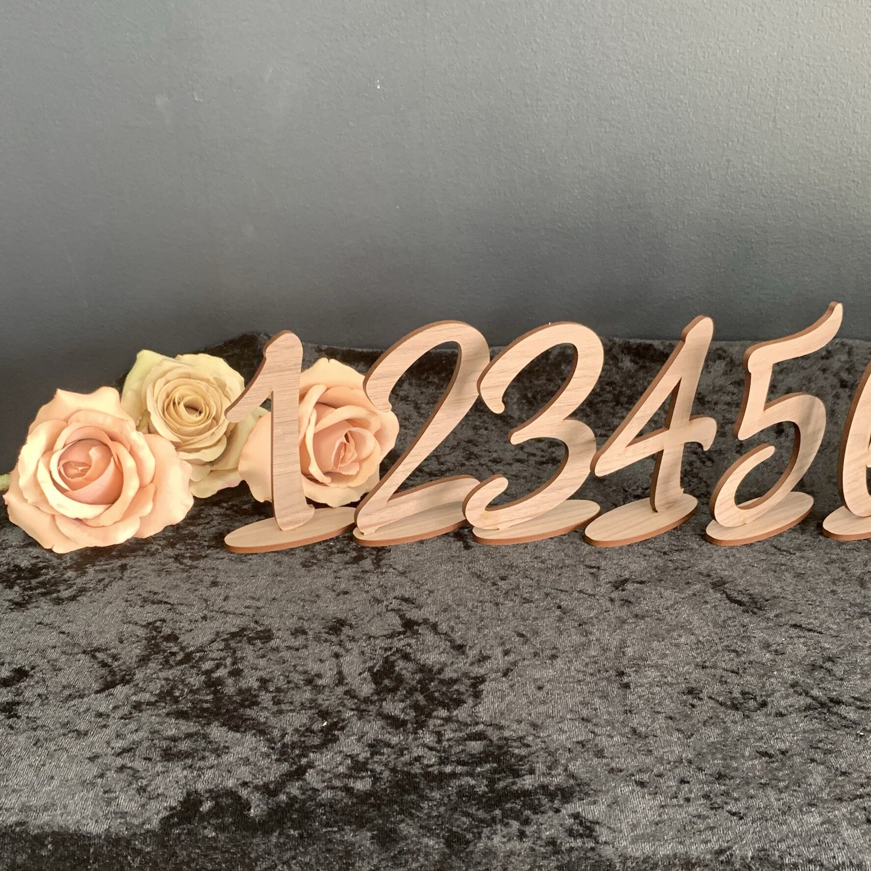 Table Numbers, Acrylic or Timber, Wedding Decor, Modern Table Sign ...