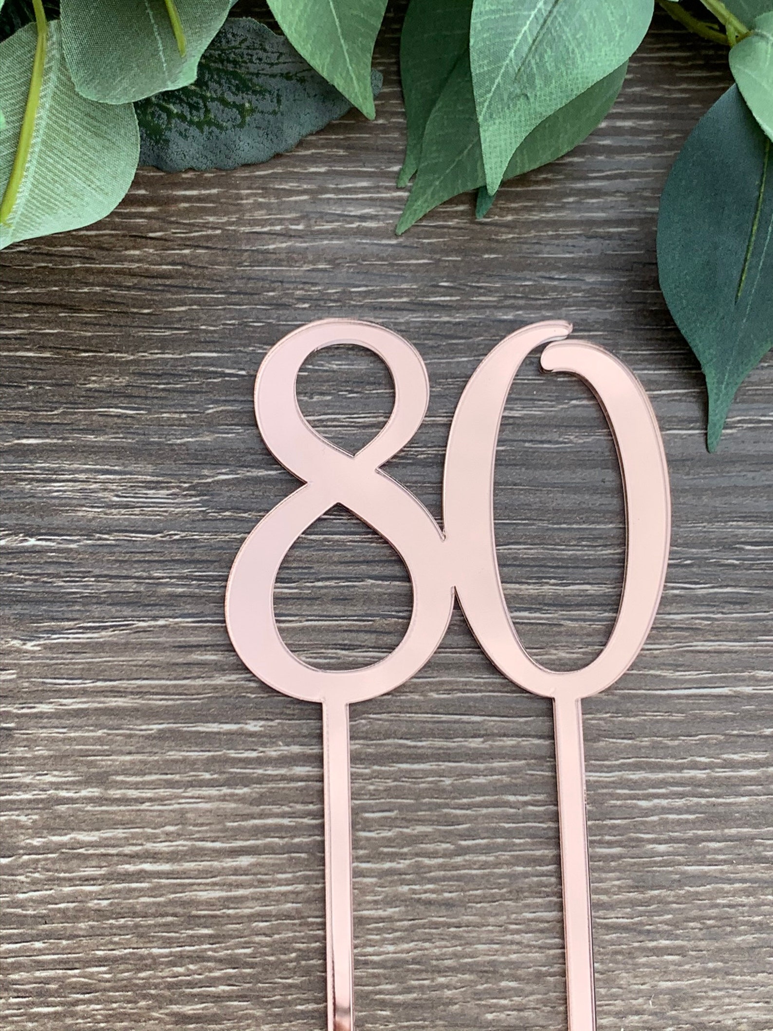 80 Cake Topper Eighty 80th Happy 80th Birthday Cake - Etsy